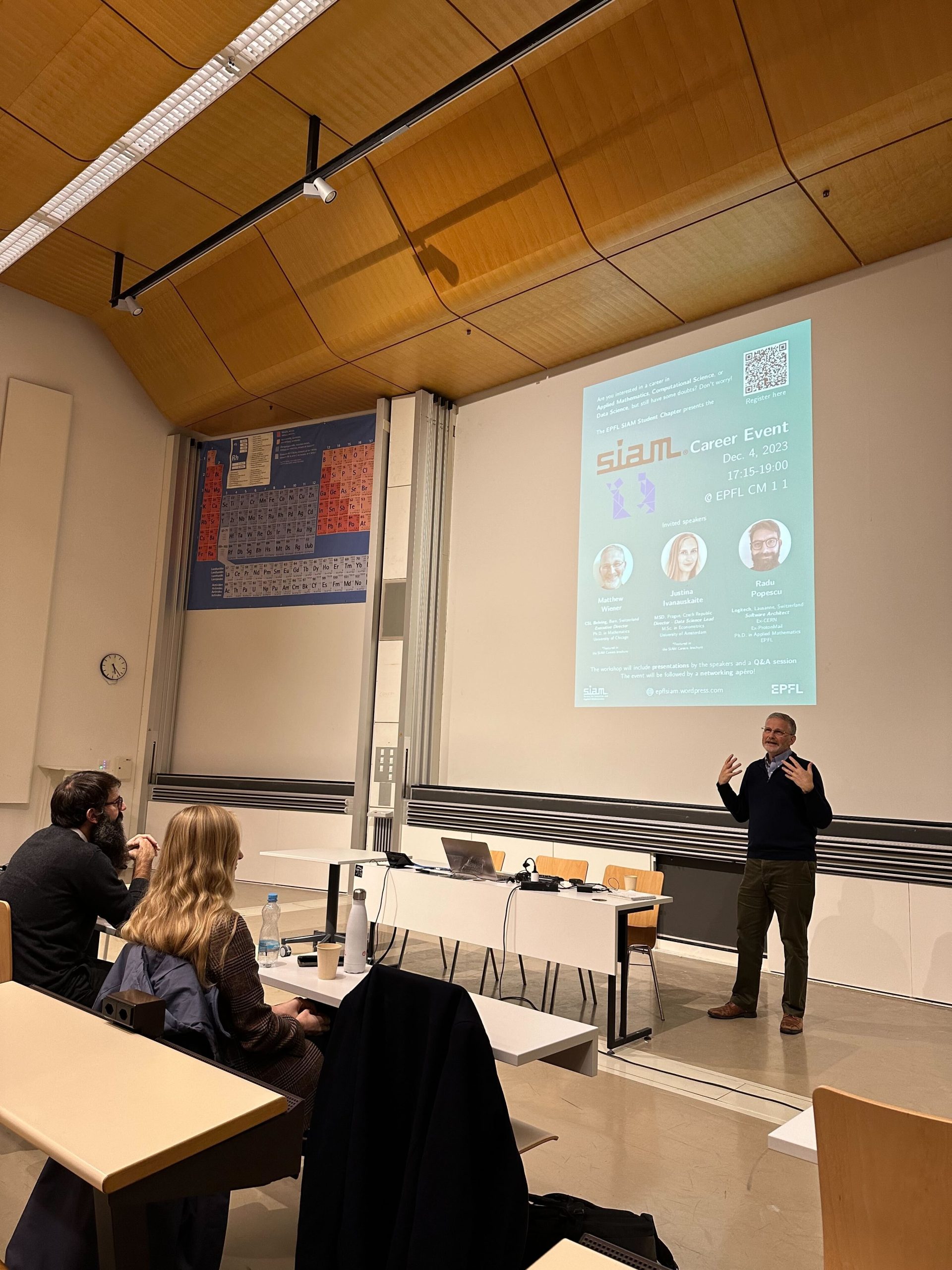 The EPFL Chapter of the Society for Industrial and Applied Mathematics
